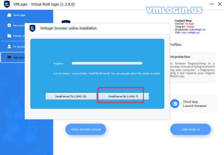 Introduction of VMlogin kernel 86.0.4240.75 update - VMLogin Help Center